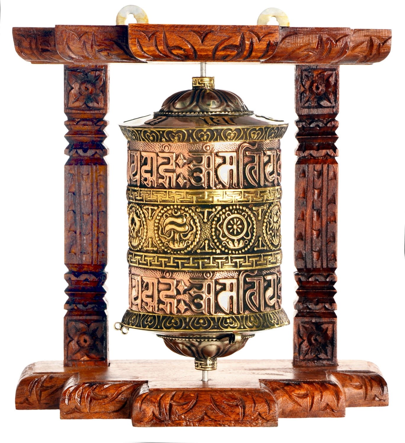 Wandgebetsmühle 20 cm Tashi Tagey