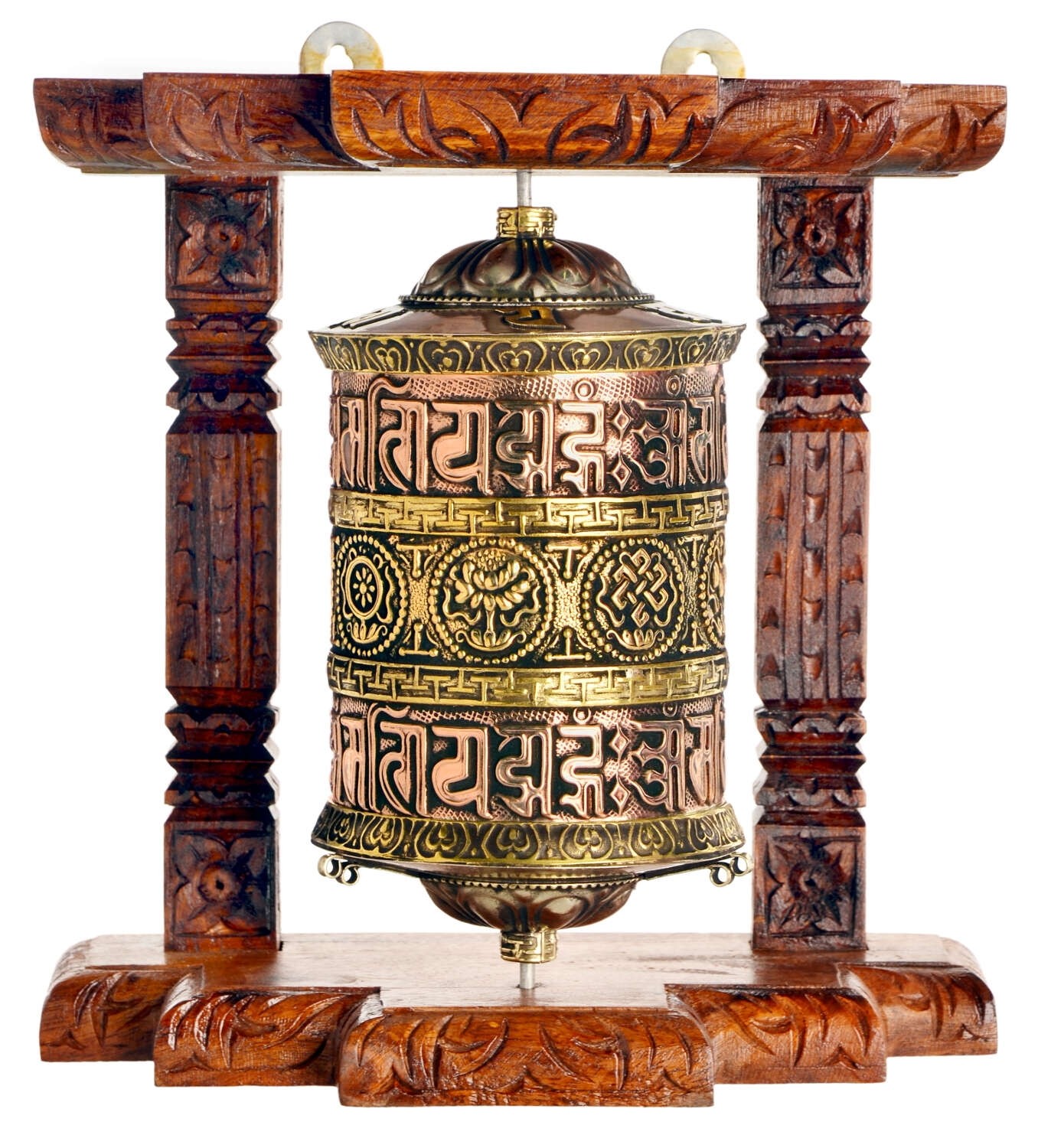 Wandgebetsmühle 20 cm Tashi Tagey