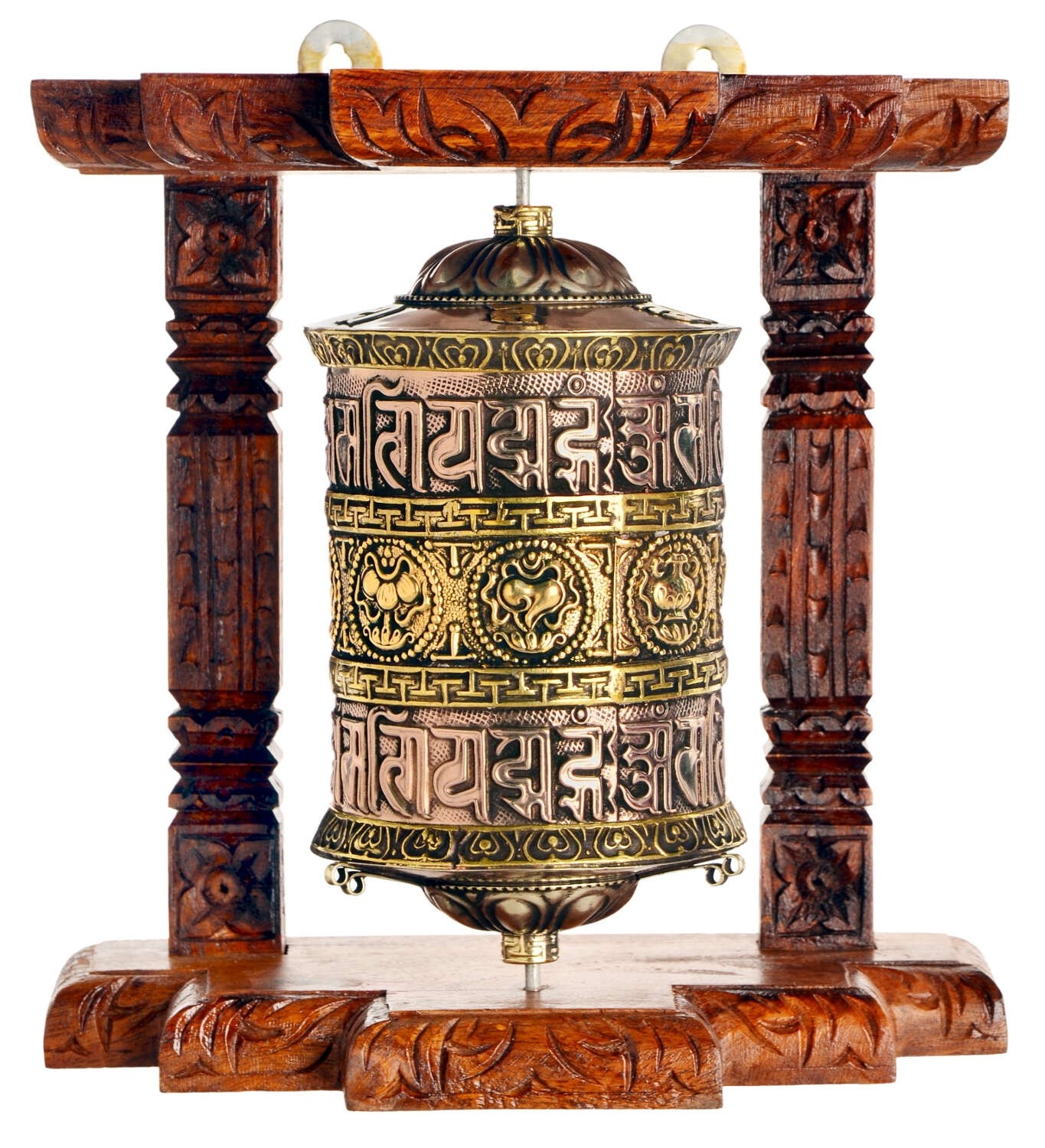 Wandgebetsmühle 20 cm Tashi Tagey