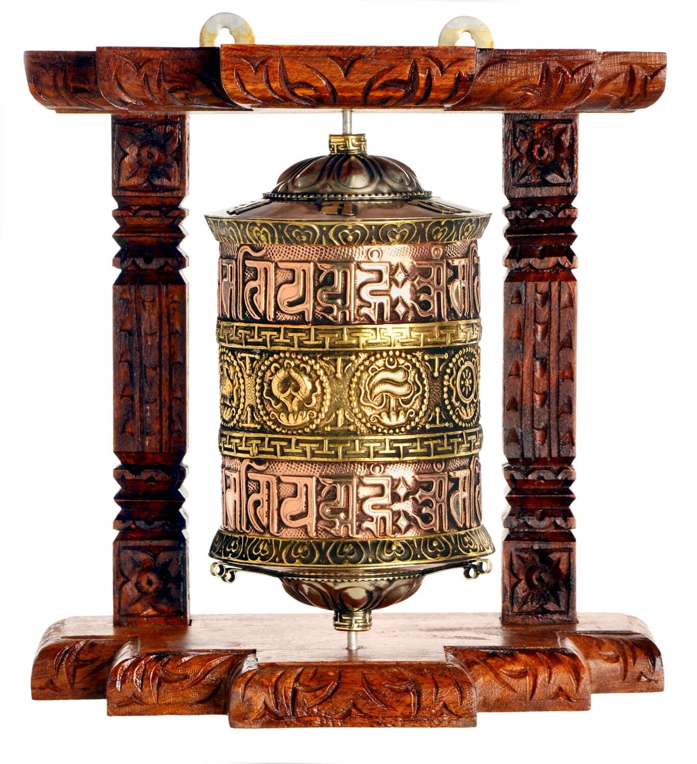 Wandgebetsmühle 20 cm Tashi Tagey